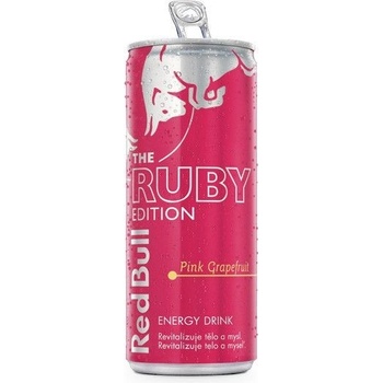 Red Bull Energy Drink Edition růžový grep The Ruby Edition 250 ml ...