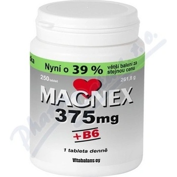 Vitabalans Magnex 375 mg +B6 250 tablet od 191 Kč - Heureka.cz