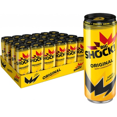 Big Shock! Original Energy Drink 24 x 330 ml - Heureka.cz