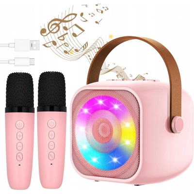 2 MIKROFÓNY BLUETOOTH KARAOKE REPRODUKTOR S EFEKTAMI ZMENY HLASU ...