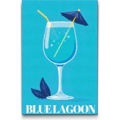 Vymalujsisam.cz Diamantové malování Blue Lagoon 40 x 60 cm Pouze ...