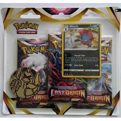 Pokémon TCG Lost Origin 3 Pack Blister Booster - Heureka.cz