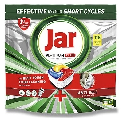 Jar Platinum Plus All In One Lemon kapsle do myčky 116 ks od 699 Kč ...