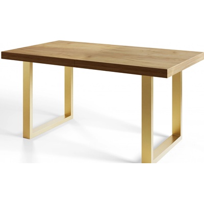 Alpi Meble Industriální jídelní stůl LOFT-U, rozkládací stůl, velikost ...