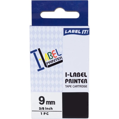 PRINTLINE kompatibilní páska s Casio, XR-9GN1, 9mm, 8m, černý tisk ...