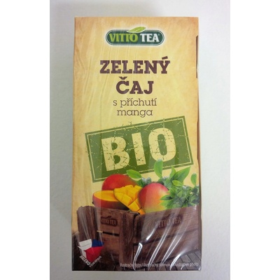 Vitto Tea BIO zelený čaj s příchutí manga čaj 30 g - Heureka.cz