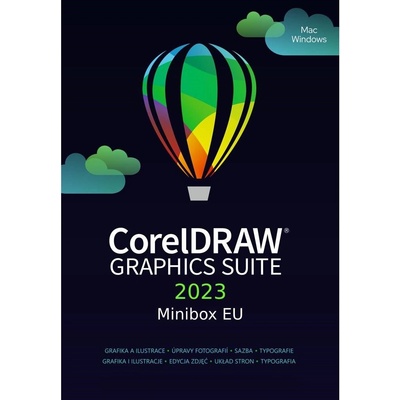 CorelDRAW Graphics Suite 2023 Multi Language - Windows/Mac - Minibox EU - CDGS2023MLMBEU od 12 ...