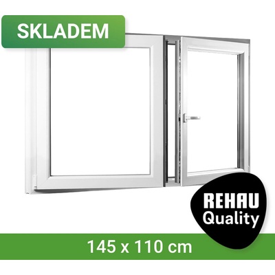 SKLADOVÁ-OKNA.cz se štulpem REHAU Smartline+ 1450 x 1100 od 6 688 Kč ...