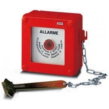 Skříň LUCA 13180 alarm 10.051.723 Nouzové tlačítko na povrch IP55 ...