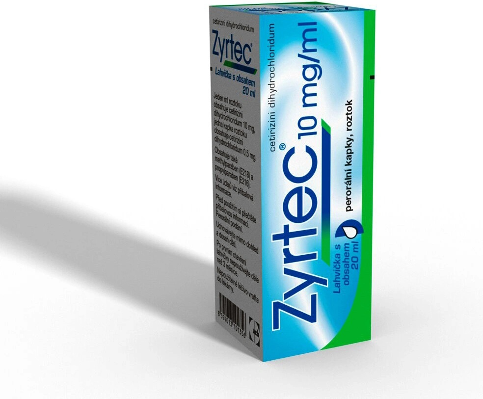 ZYRTEC POR 10MG TBL FLM 20 od 149 Kč - Heureka.cz
