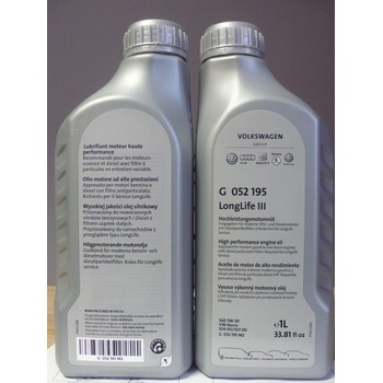 VAG G052195M2 Lon­gLife III 5W-30 1 l od 299 Kč - Heureka.cz