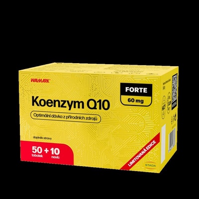 Walmark Koenzym Q10 Forte 60mg 50+10 tablet Promo 2024 od 234 Kč - Heureka.cz