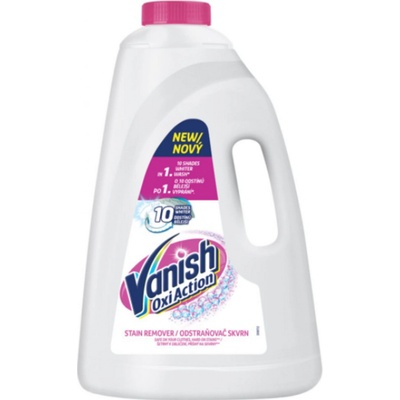 Vanish Oxi Action Crystal White Liquid tekutý odstraňovač skvrn 3 l od ...
