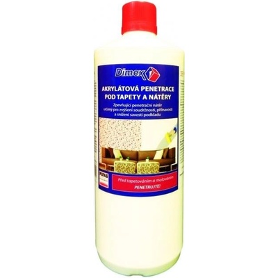 Penetrační nátěr 1 litr vysoce kvalitní 0002-58 / Penetrace pod tapety / Dimex od 109 Kč ...