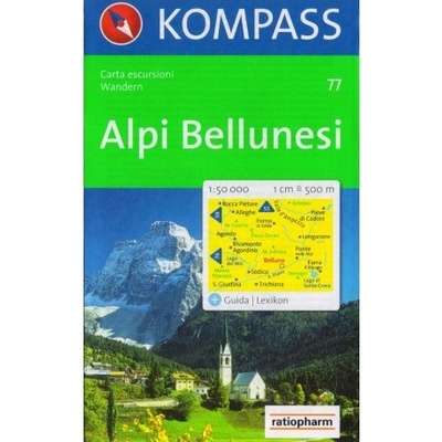 mapa Alpi Bellunesi 1:50 t. laminovaná - Heureka.cz