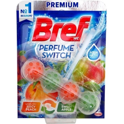 Bref Perfume Switch WC blok Peach & Apple 3 x 50 g od 103 Kč - Heureka.cz