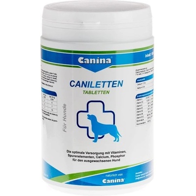 Canina Caniletten 1000 g/500 tbl od 725 Kč - Heureka.cz