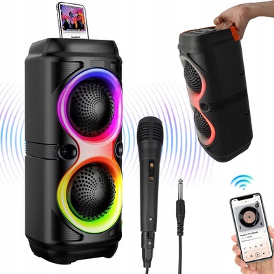 SADA PRO KARAOKE MIKROFON BEZDRÁTOVÝ REPRODUKTOR BLUETOOTH PARTY ...