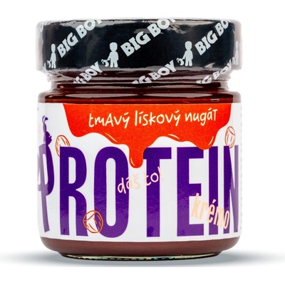 Big Boy Protein Krém tmavý lískový nugáto 220 g - Heureka.cz
