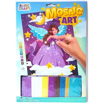 GRAFIX Mozaikový obrázek Víla A4 kreativní set od 54 Kč - Heureka.cz