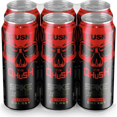 USN QHUSH Energy Drinks Original 6 x 0,5 l - Heureka.cz