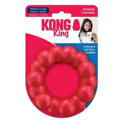 KONG Ring Medium / Large - играчка от гума, за кучета - САЩ - KM1E от ...