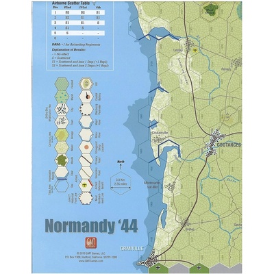 GMT Games Normandy '44 Mounted Map - Heureka.cz