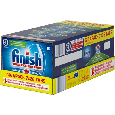 Calgonit Finish All-in-1 Gigapack tablety do umývačky riadu 182 ks ...