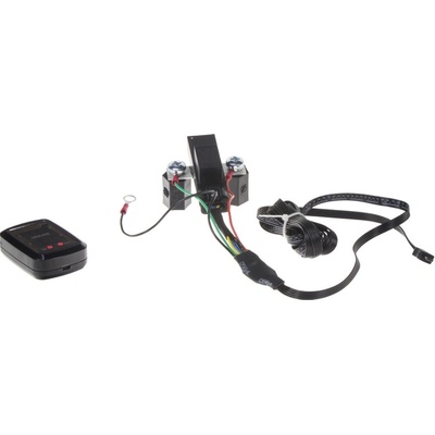 Automatické relé pro dobíjení druhé baterie 12V/250A + voltmetr (pc4-32 ...