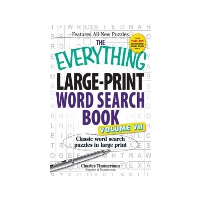 Everything Large-Print Word Search Book, Volume VII - Timmerman Charles ...