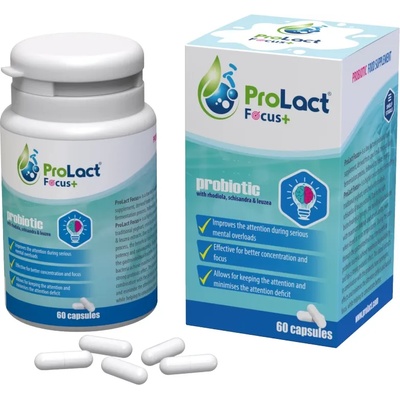 Prolact Пробиотици Prolact FOCUS+ 60 капсули (PL285) от 29,90 лв ...