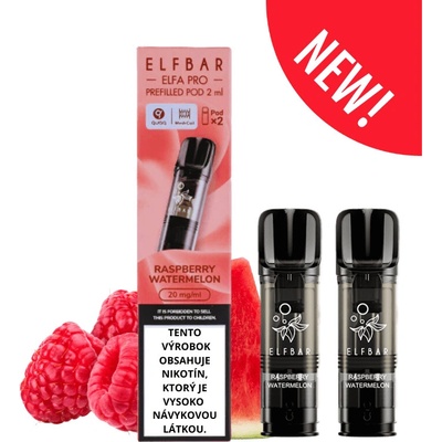 Elf Bar Elfa 600 2Pack RASPBERRY WATERMELON - Heureka.sk