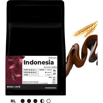 BUNA CAFÉ Indonesia RL50 250 g od 229 Kč - Heureka.cz