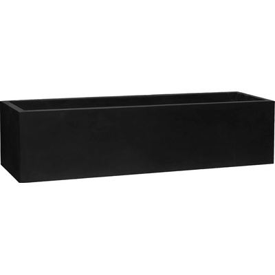 Pottery Pots květináč Jumbo Jort M Extended černý Natural Fiberstone ...