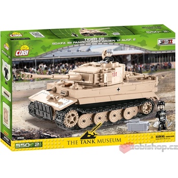 COBI 2519 WW II Tank TIGER 131 SD.KFZ 181 Panzerkampfwagen VI AUSF.E ...