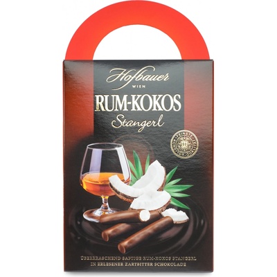 Lindt - HOFBAUER CHOCO FRUIT RUM - Coconut Sticks 125 g - Heureka.cz