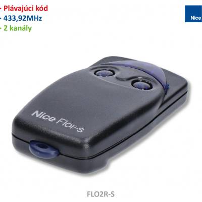 Nice Flo2r-s, vysílač 2-kanálový plovoucí kód od 373 Kč - Heureka.cz