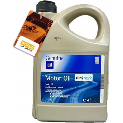 GM Motor Oil Dexos 2 5W-30 4 l od 576 Kč - Heureka.cz