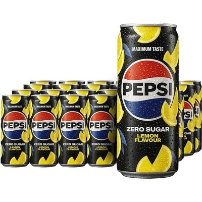 Pepsi Zero Lemon plech 24 x 330 ml od 491 Kč - Heureka.cz