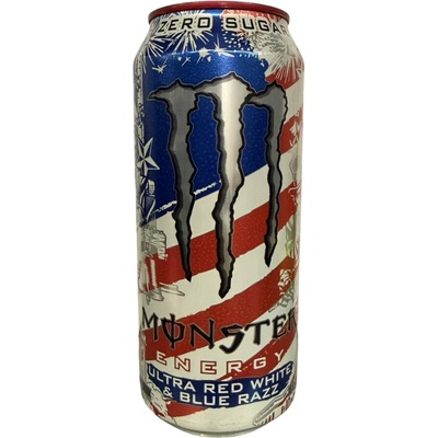 Monster Energy Ultra Red White & Blue Razz 473 ml od 149 Kč - Heureka.cz