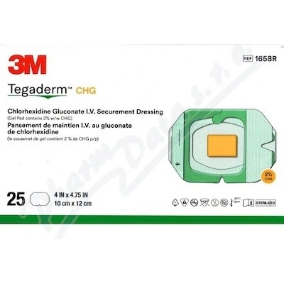 3M Tegaderm CHG 1658R krytí 10 cm x 12 cm 25 ks - Heureka.cz