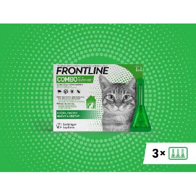Frontline Combo Spot-On Cat 3 x 0,5 ml od 369 Kč - Heureka.cz