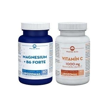 Pharma Activ Magnesium + B6 Forte Lipozomal + Vitamín C 1000 mg ...