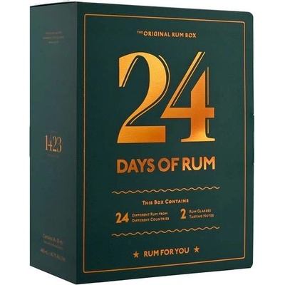 1423 Aps Rumový kalendář 2022 43,7% 24 x 0,02 l (dárkové balení ...