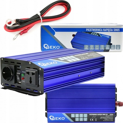 GEKO Sinusový 12V/230V 1000/2000W G17014 od 2 947 Kč - Heureka.cz