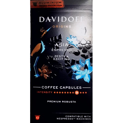 Davidoff Asia Espresso hliníkové kapsule do Nespresso 10 ks od 3,9 ...