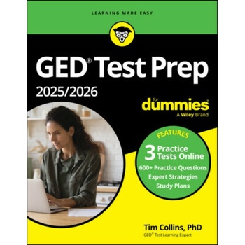 GED Test Prep 2025 / 2026 for Dummies (+3 Practice Tests Online) od 426 ...