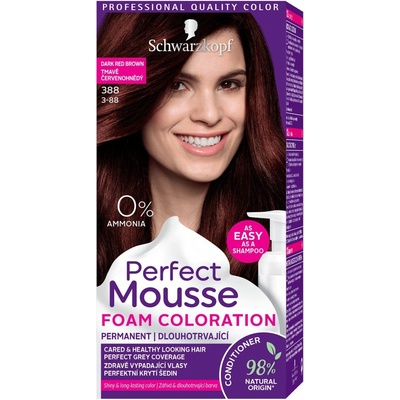 Schwarzkopf Perfect Mousse 388 tmavý červenohnedý od 8,19 € - Heureka.sk
