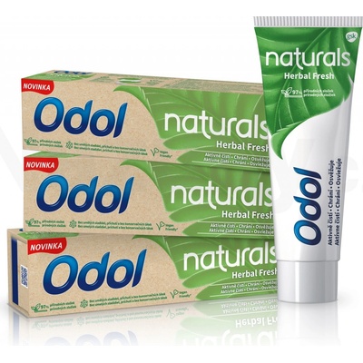 Odol Naturals Herbal Fresh 3 x 75 ml od 139 Kč - Heureka.cz