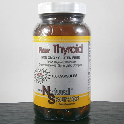 Natural Sources Raw Thyroid 180 kapslí - Heureka.cz